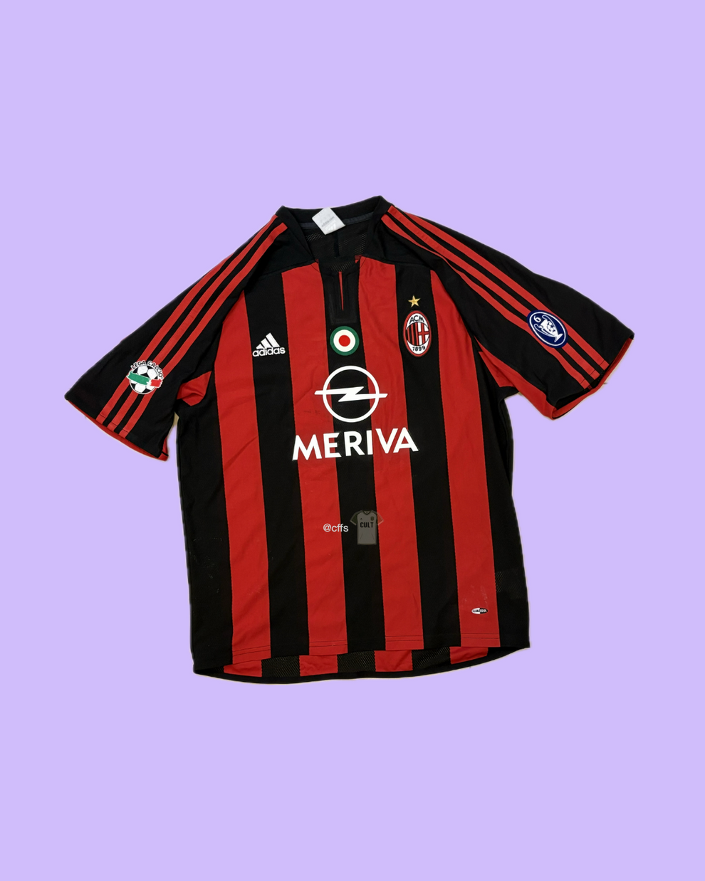 AC Milan 2003/04 Adidas with Paolo Maldini 3 Nameset – Cult Fave ...